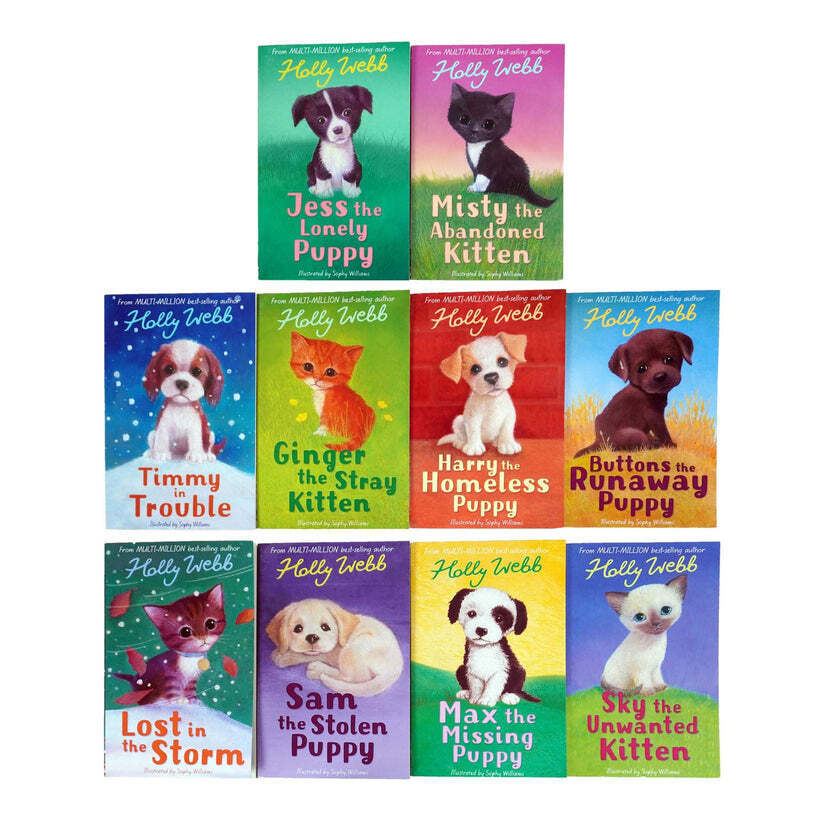 Holly Webb - Series 1 - Puppy And Kitten 10 Books Collection Set - Ani ...