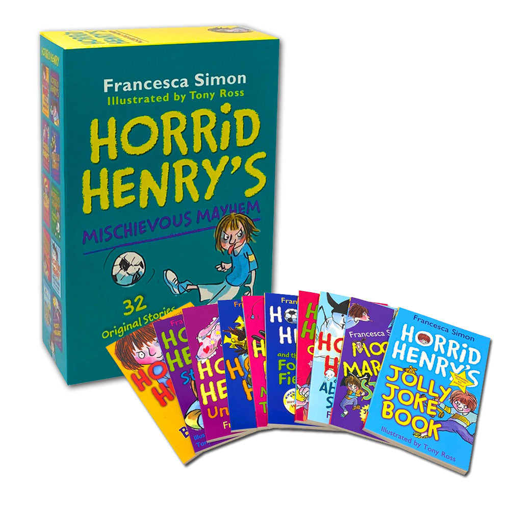 Horrid Henry's Mischievous Mayhem Collection 10 Books Box Set Children ...