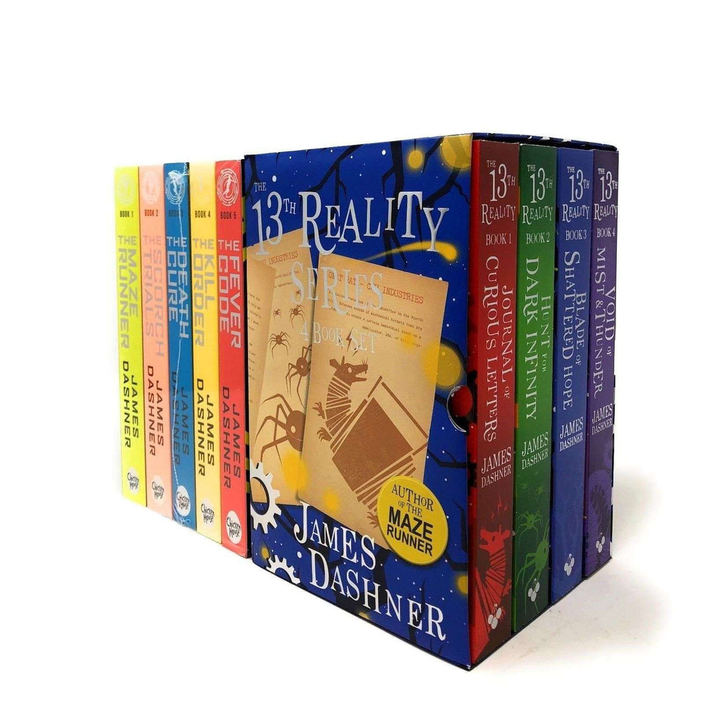 James Dashner's 9 Book Maze Runner and 13th Reality Series Collection ...