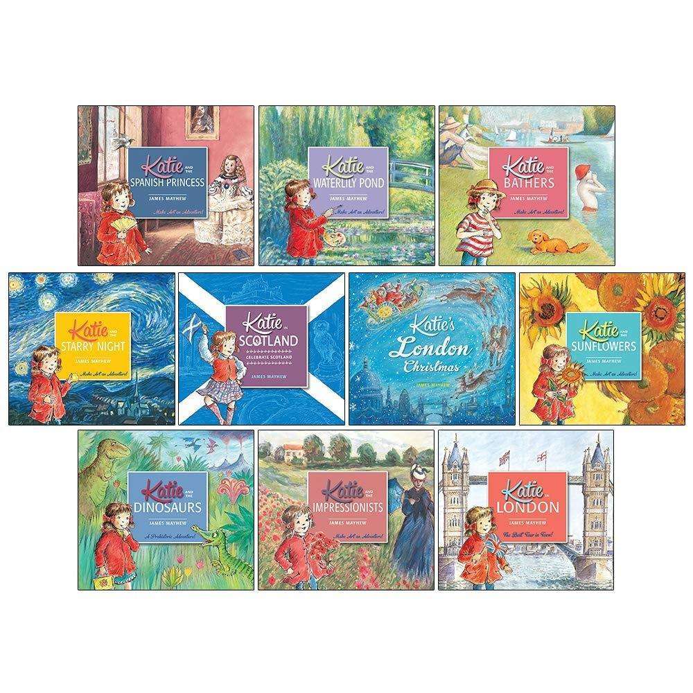 James Mayhew Katie Series 10 Books Collection Set Pack Inc London, Chr ...