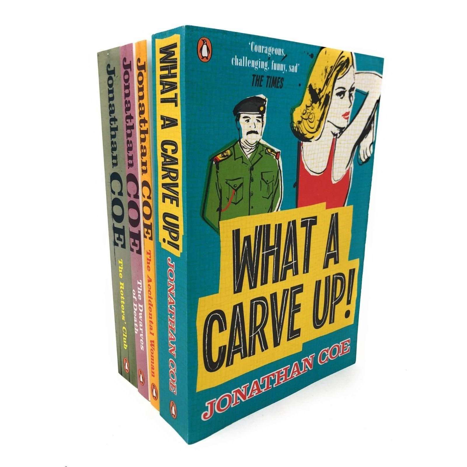 Jonathan Coe 4 Book Set Collection Inc What a Carve Up, Accidental Wom ...