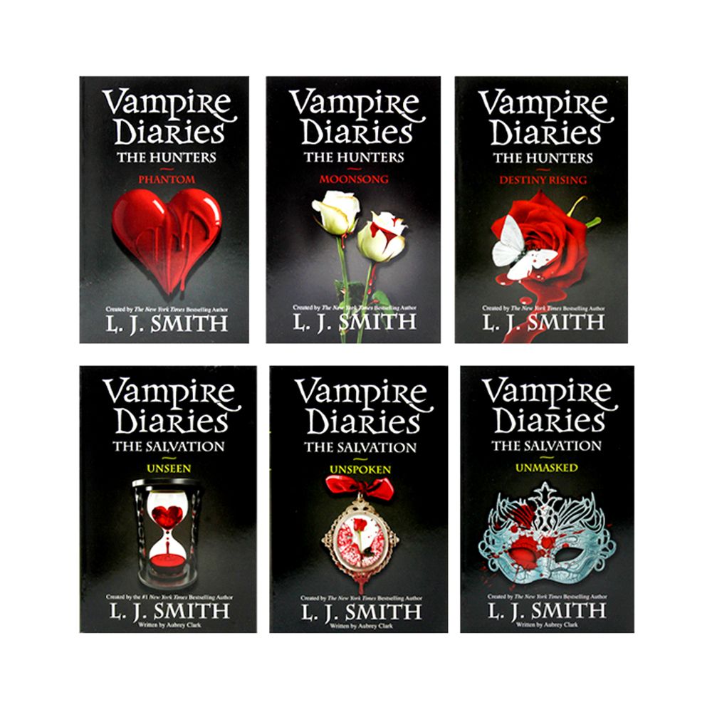 Vampire Diaries Collection 6 Books Set (vol 8 to 13) by L. J. Smith (T ...
