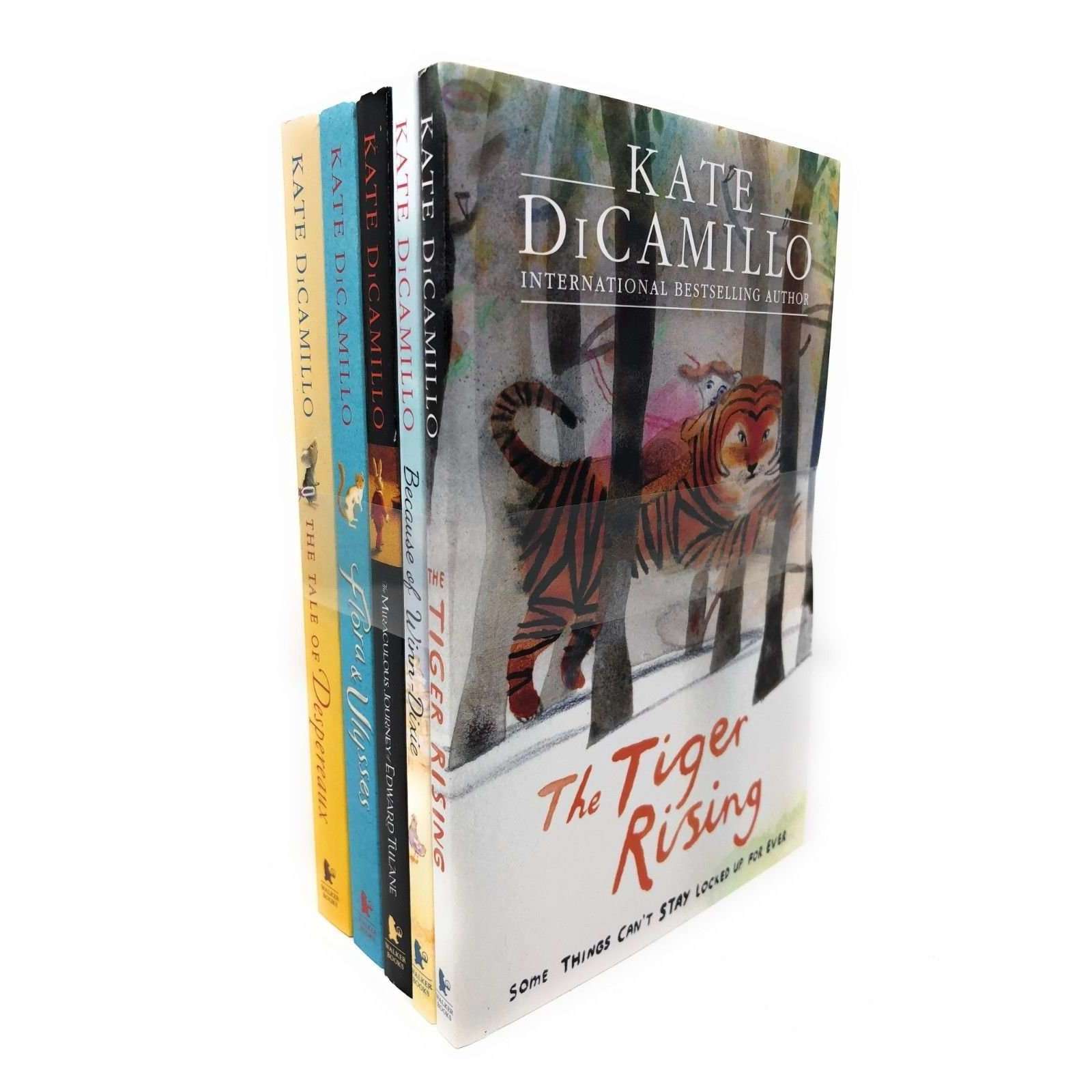 Kate Dicamillo 5 Books Set Collection, Tiger Rising, Because Of Winn-D ...