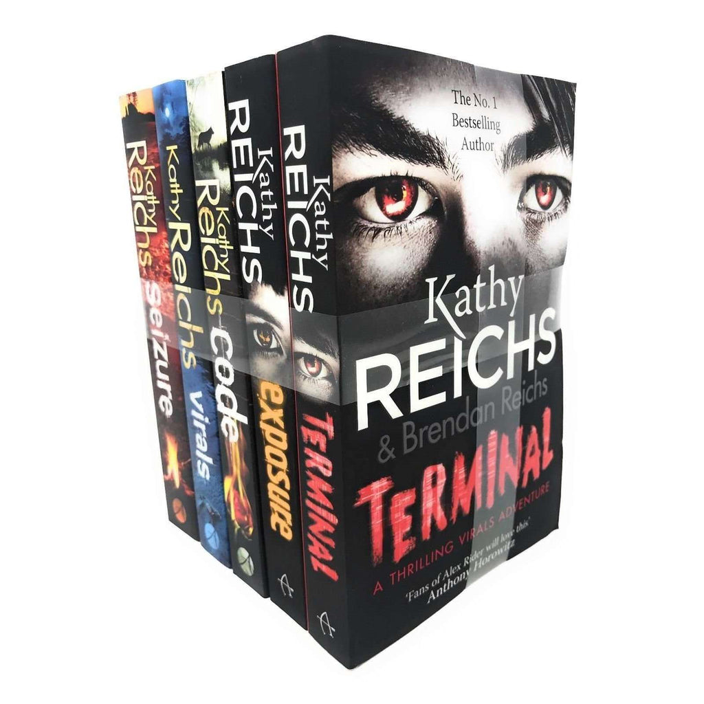 Kathy Reichs Virals Series 5 Books Set Collection Terminal, Exposure ...