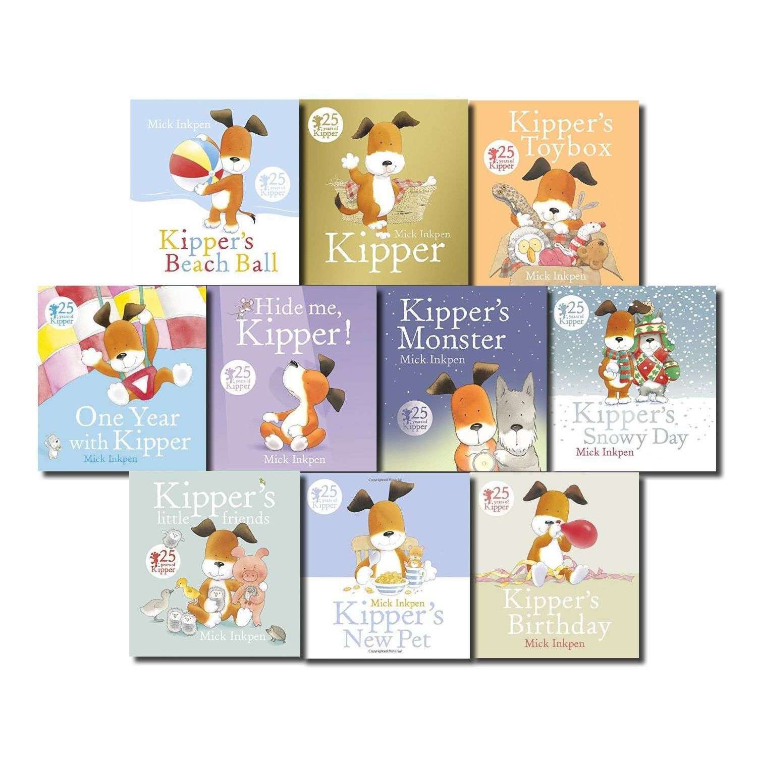 Kipper the Dog Collection 10 Books Set Inc Toy box, Birthday, Snowy Da ...