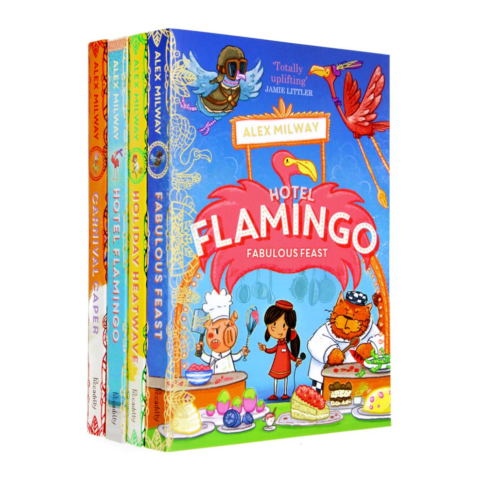 Hotel Flamingo Series 4 Books Collection Set Pack By Alex Milway Fabul ...