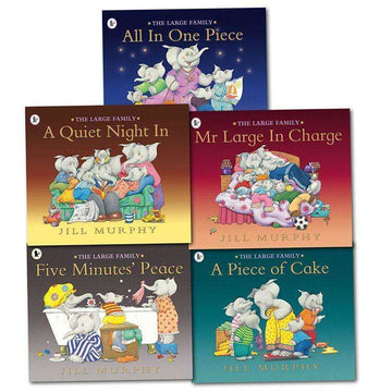 The Large Family Collection 5 Books by Jill Murphy for Early Readers ...
