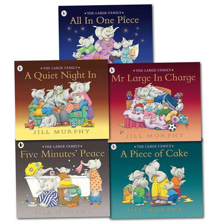 The Large Family Collection 5 Books by Jill Murphy for Early Readers ...