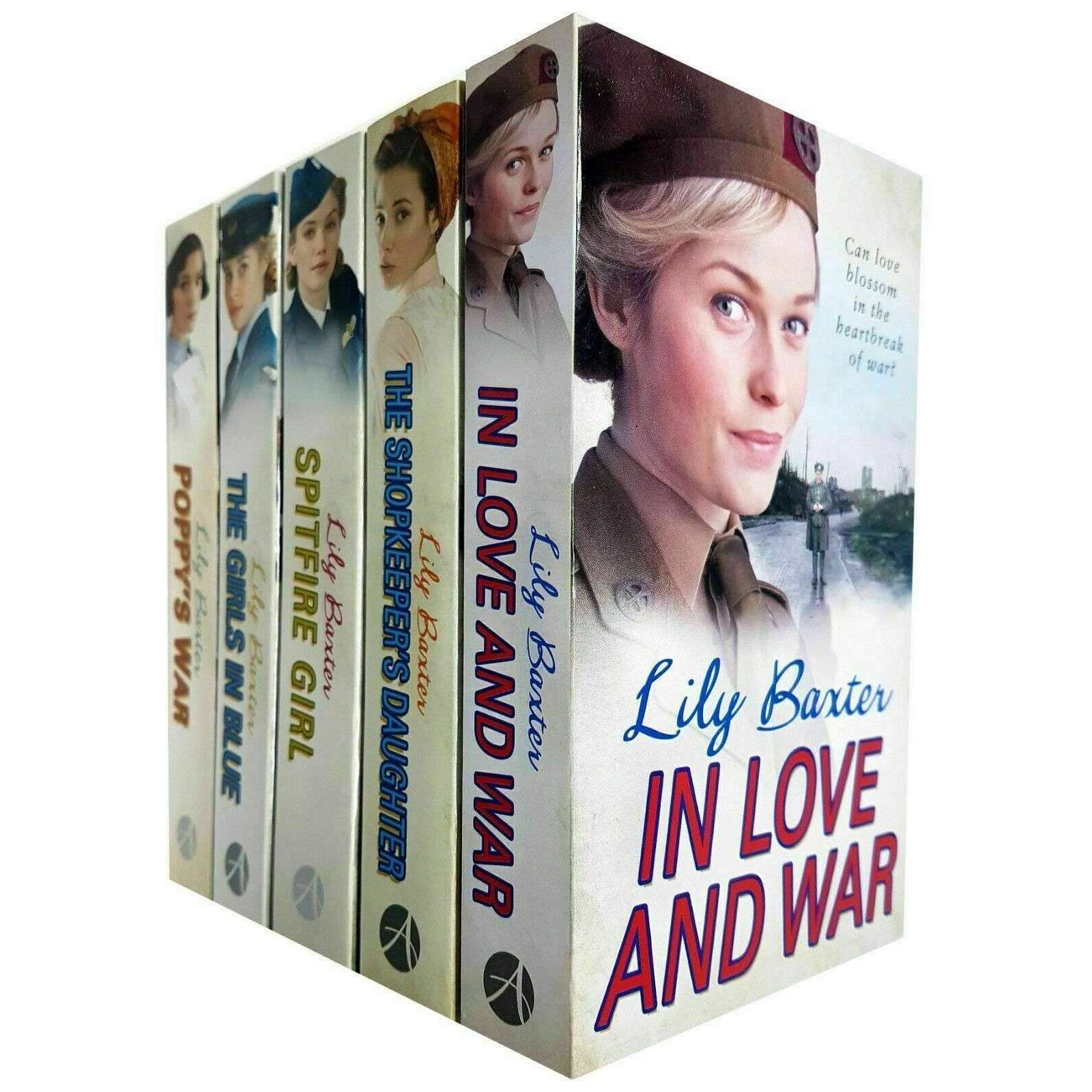 Lily Baxter 5 Books Collection Set Poppy's War, Spitfire Girl, Girls i ...
