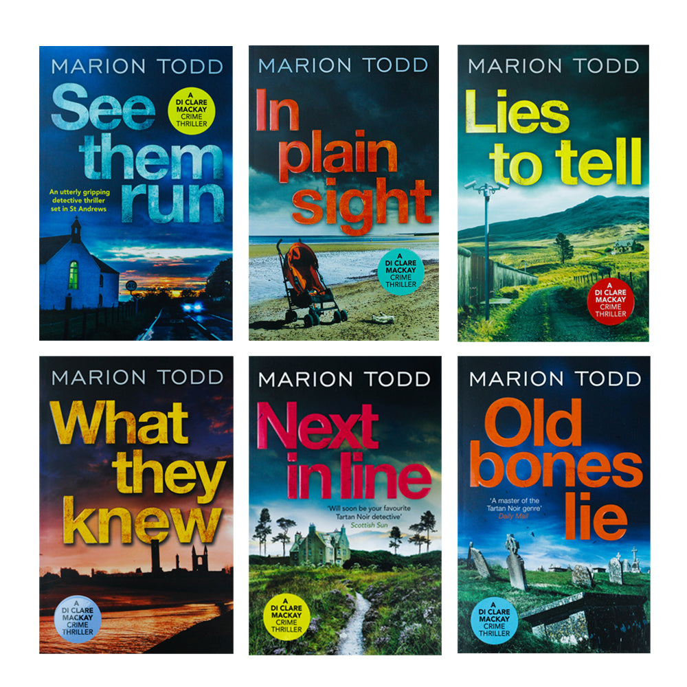 Detective Clare Mackay Series Collection 6 Books Set by Marion Todd (I ...