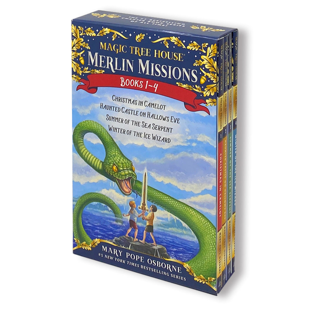 Magic Tree House Merlin Missions Series Collection 4 Books Box Set ( B ...