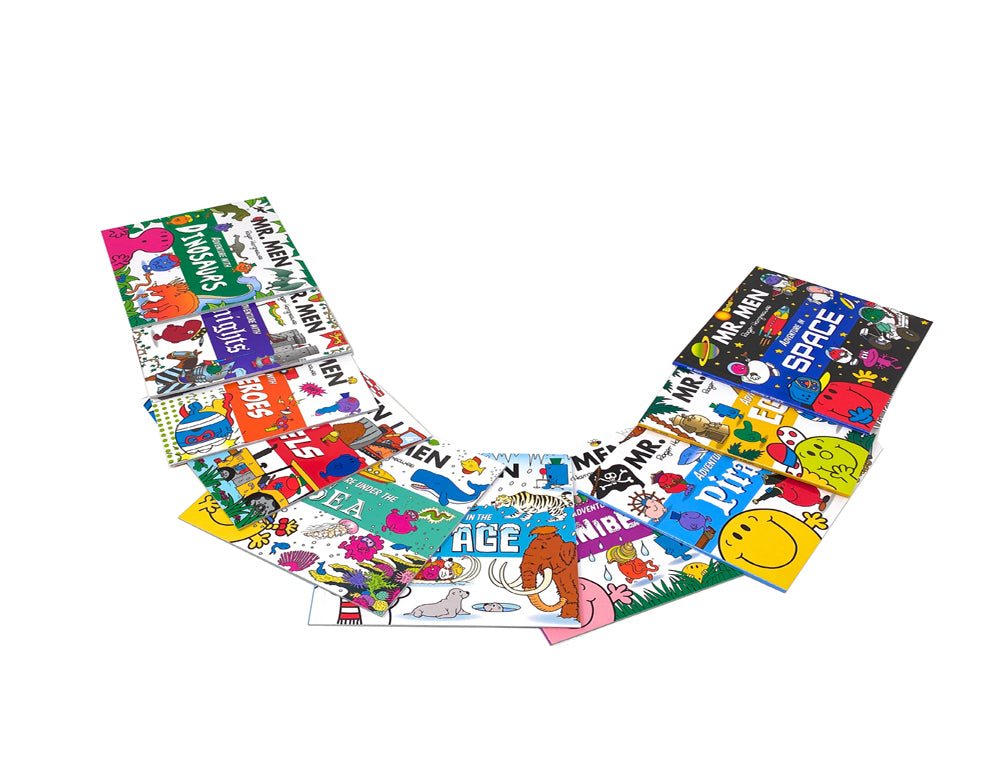 Mr. Men Adventures Collection 10 Books Children Set Pack Inc Superhero ...