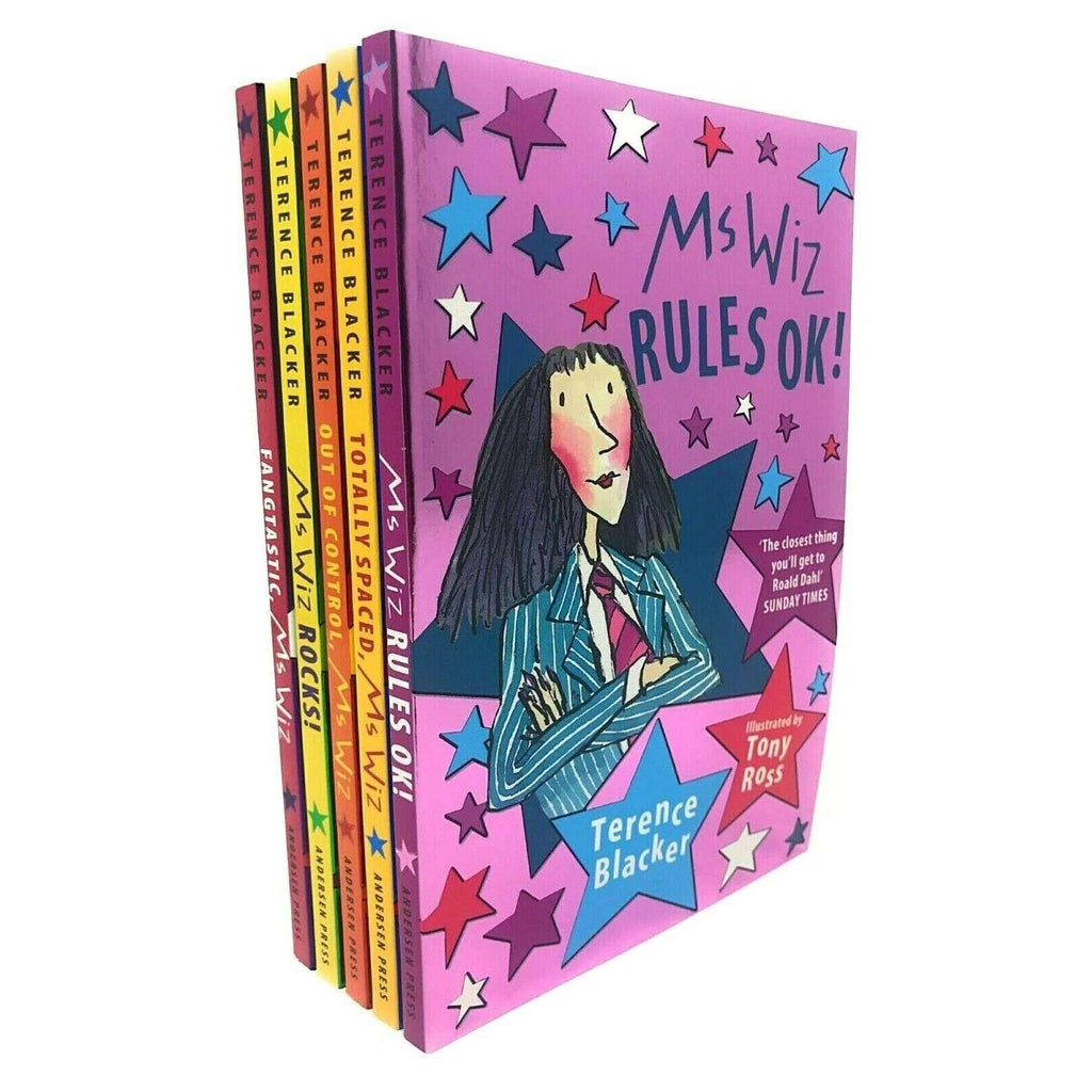 Ms Wiz 5 Book Set Collection By Terence Blacker Inc Out Of Control, Fa ...