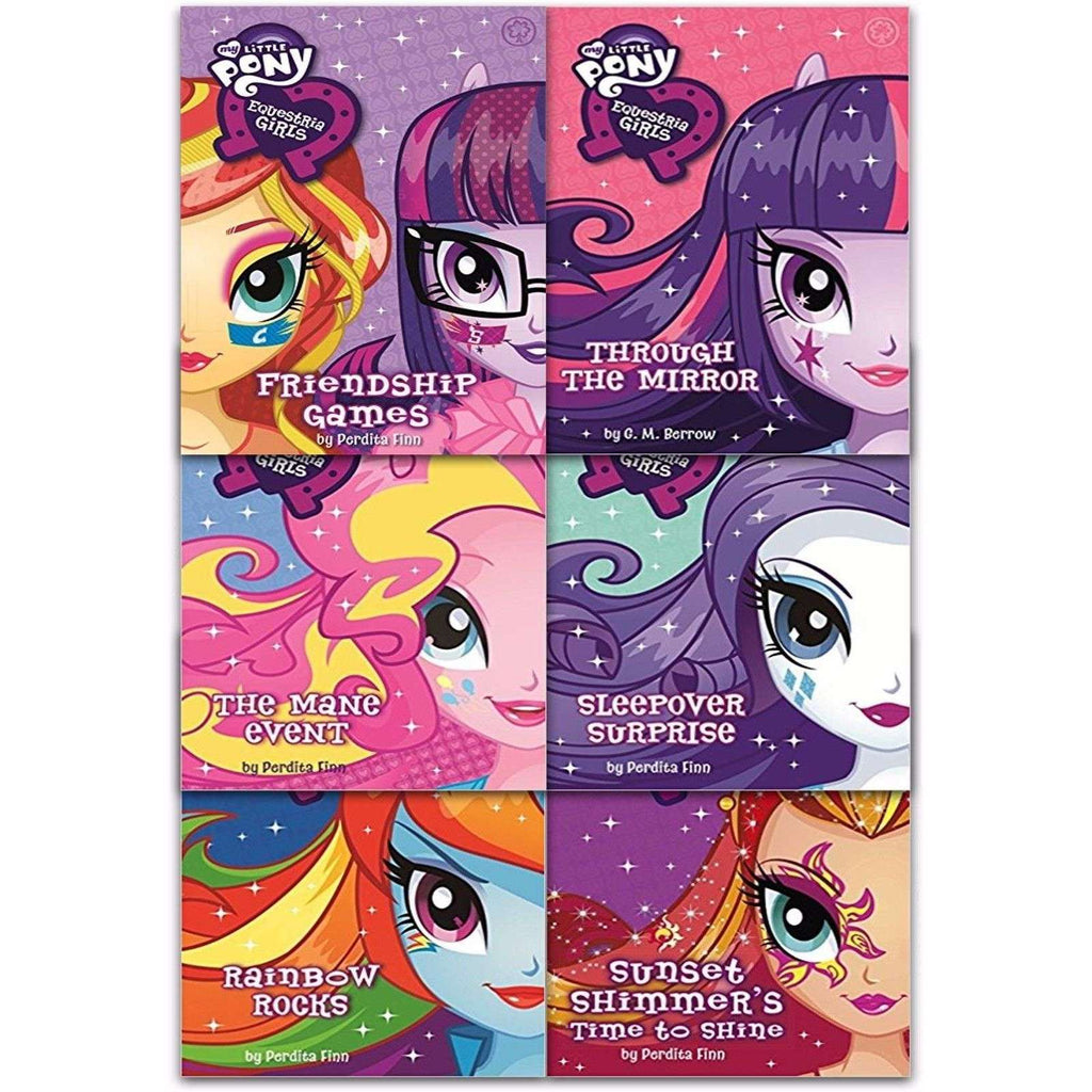 My Little Pony Story Collection Equestria Girls 6 Books Box Set Childr ...