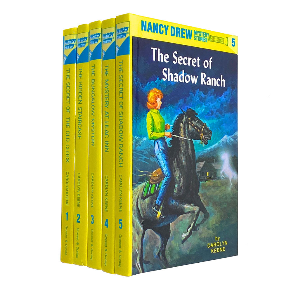 Nancy Drew Starter Set 5 Books Box Collection By Carolyn Keene ...