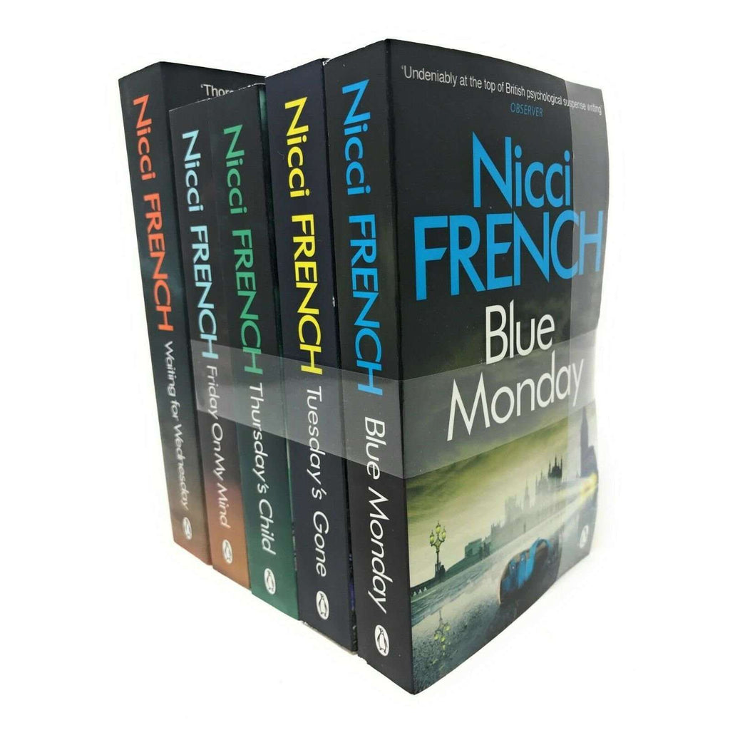 Nicci French 5 Book Set Collection Inc Blue Monday, Tuesday's Gone, Wa ...