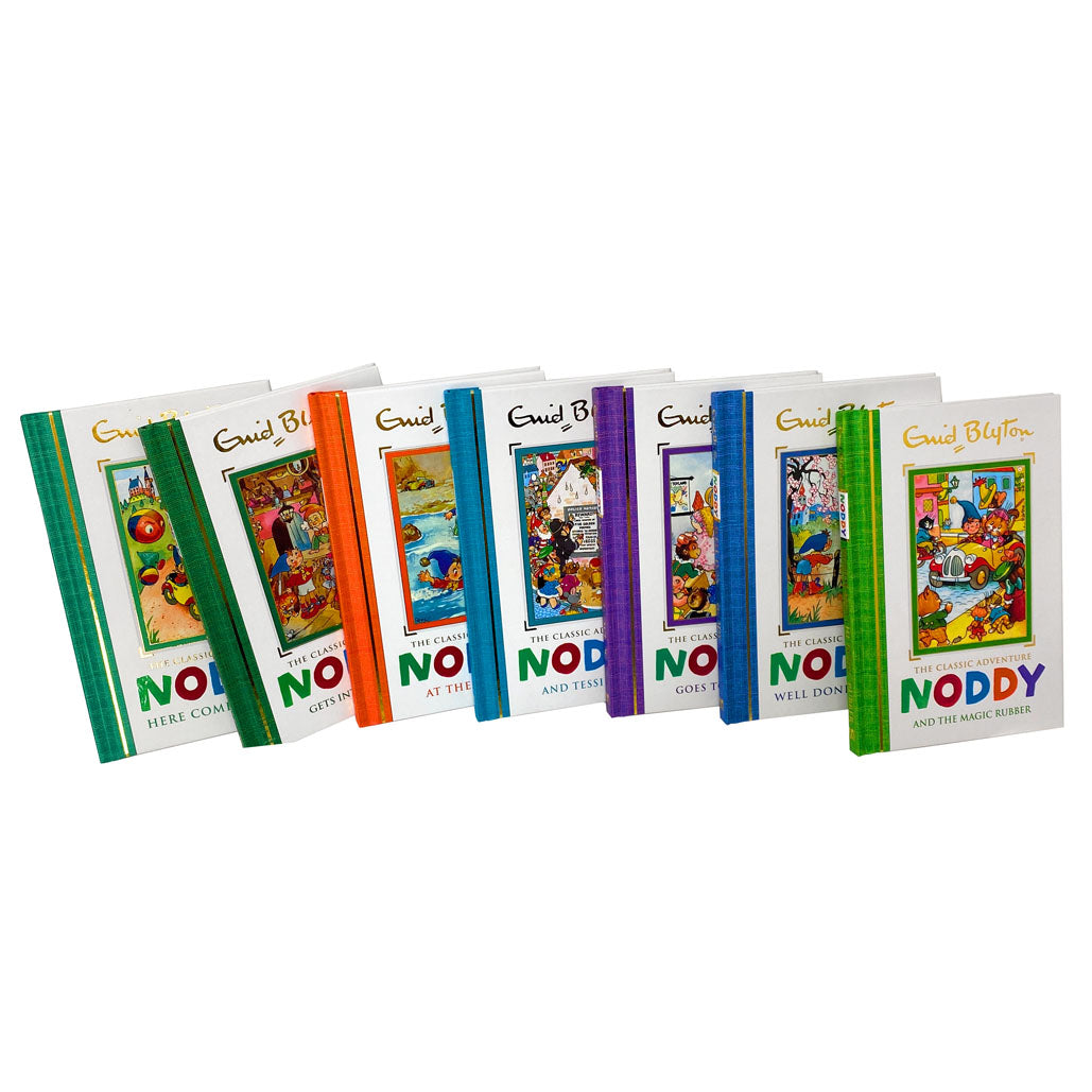 Enid Blyton Noddy 7 Books Collection Set Noddy and Tessie Bear, Noddy ...