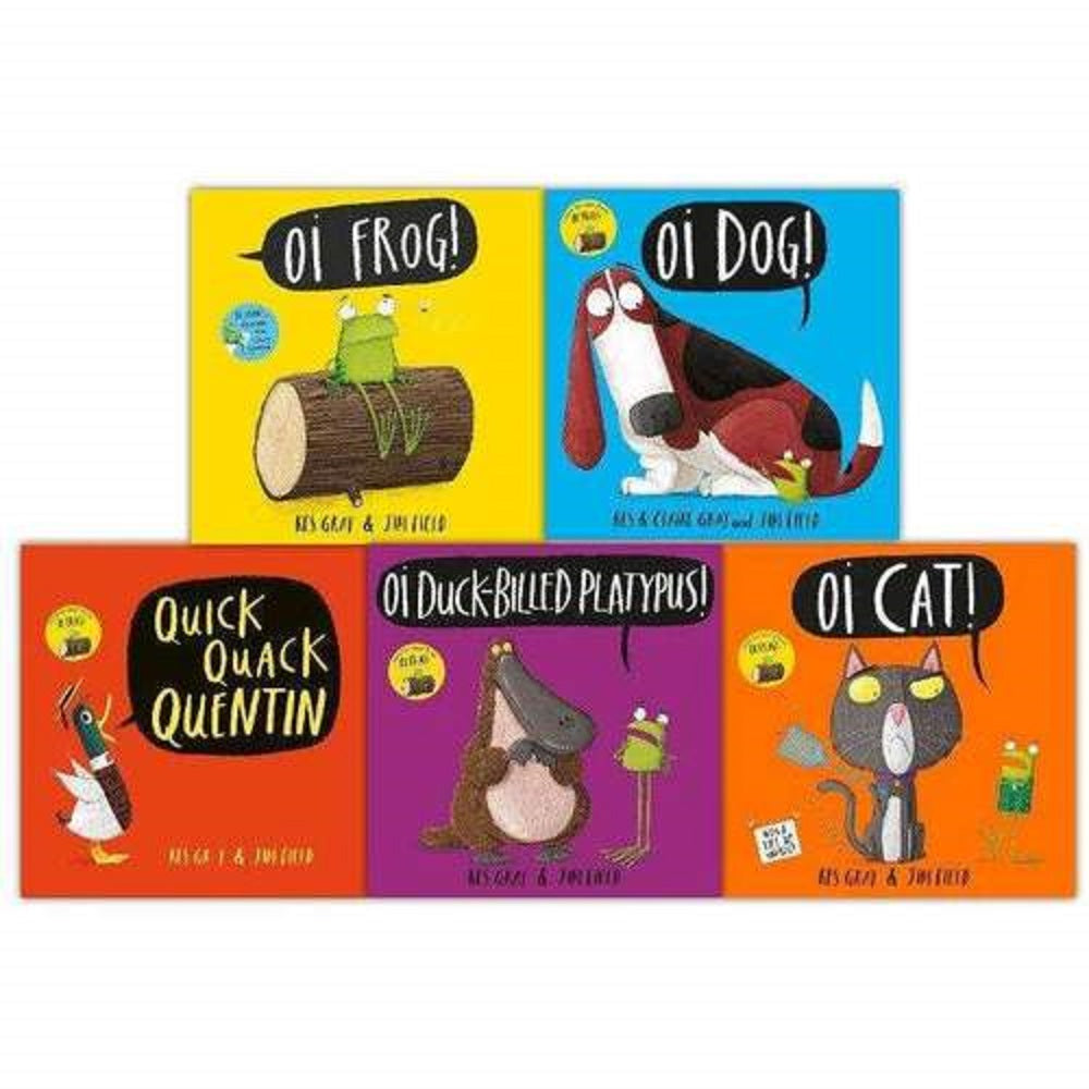 Oi 5 Books Collection Set Oi Frog, Oi Dog, Quick Quack Quentin, Oi Pla ...