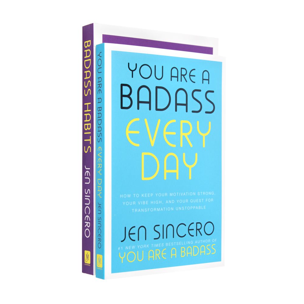 Badass Habits & You Are a Badass Every Day By Jen Sincero 2 Books Coll ...