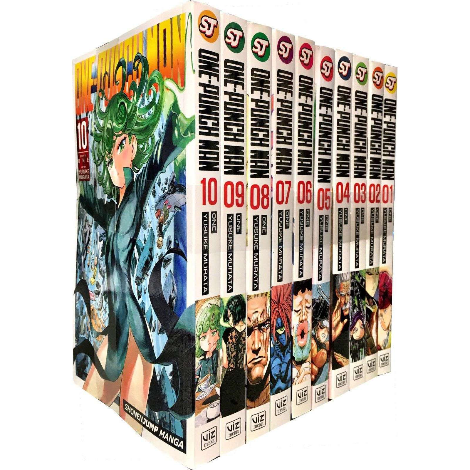 One Punch Man Volume 1-10 Collection 10 Books Set Children Manga Books ...