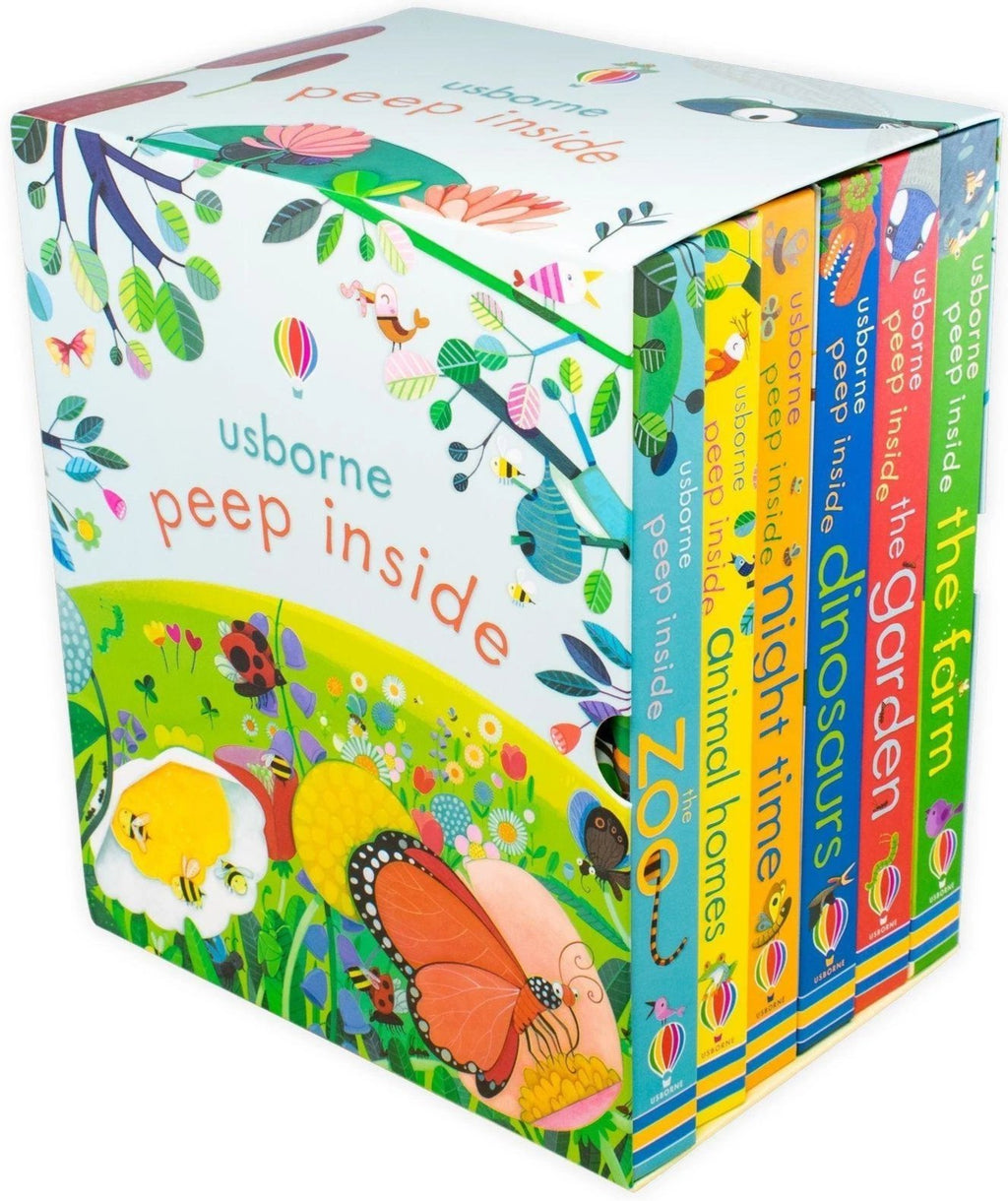 Usborne Peep Inside: 6 Board Books for Toddlers - Engaging Learning ...