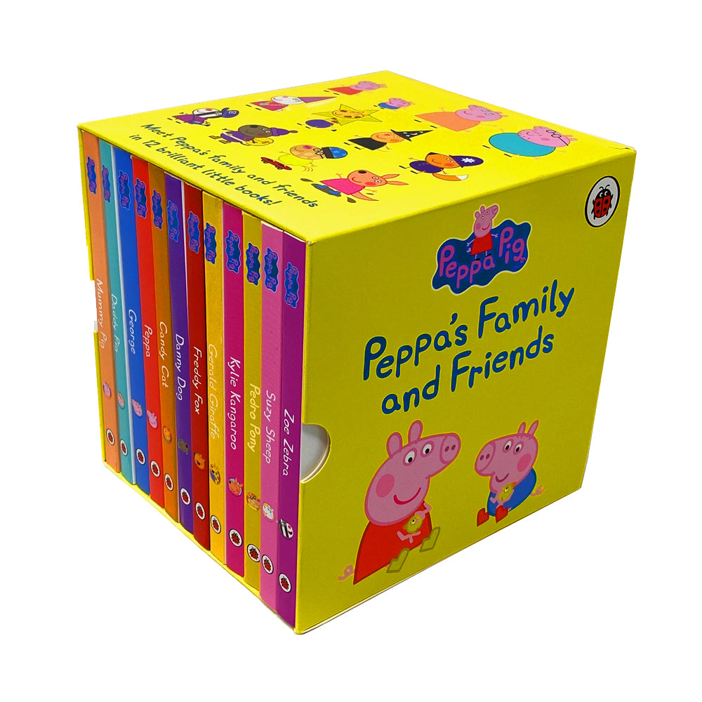 Peppa's Family and Friends Collection 12 Books Box Set Pack Peppa Pig ...