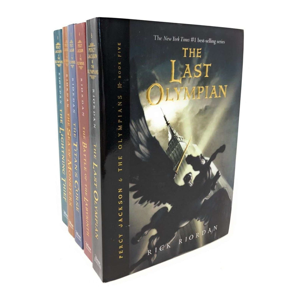 Percy Jackson and the Olympians Collection Rick Riordan 5 Books Set ...