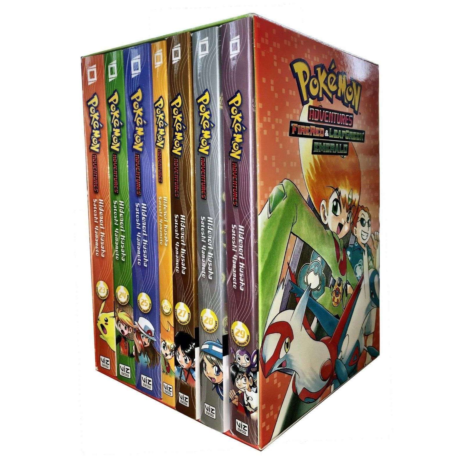 Pokemon Adventures FireRed & LeafGreen - Emerald 7 Books Box Set 23 to ...