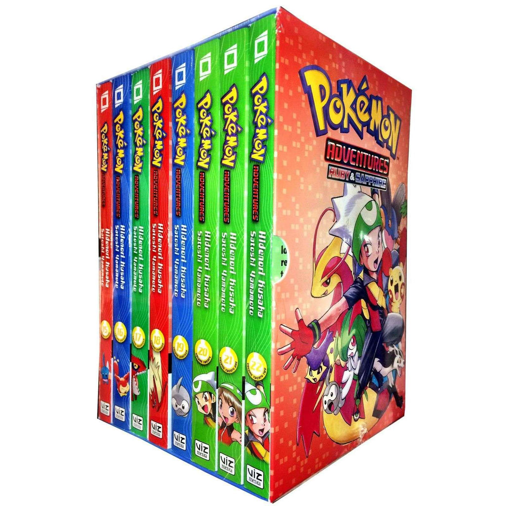 Pokemon Adventures Ruby & Sapphire Collection 8 Books Box Volumes 15-2 ...