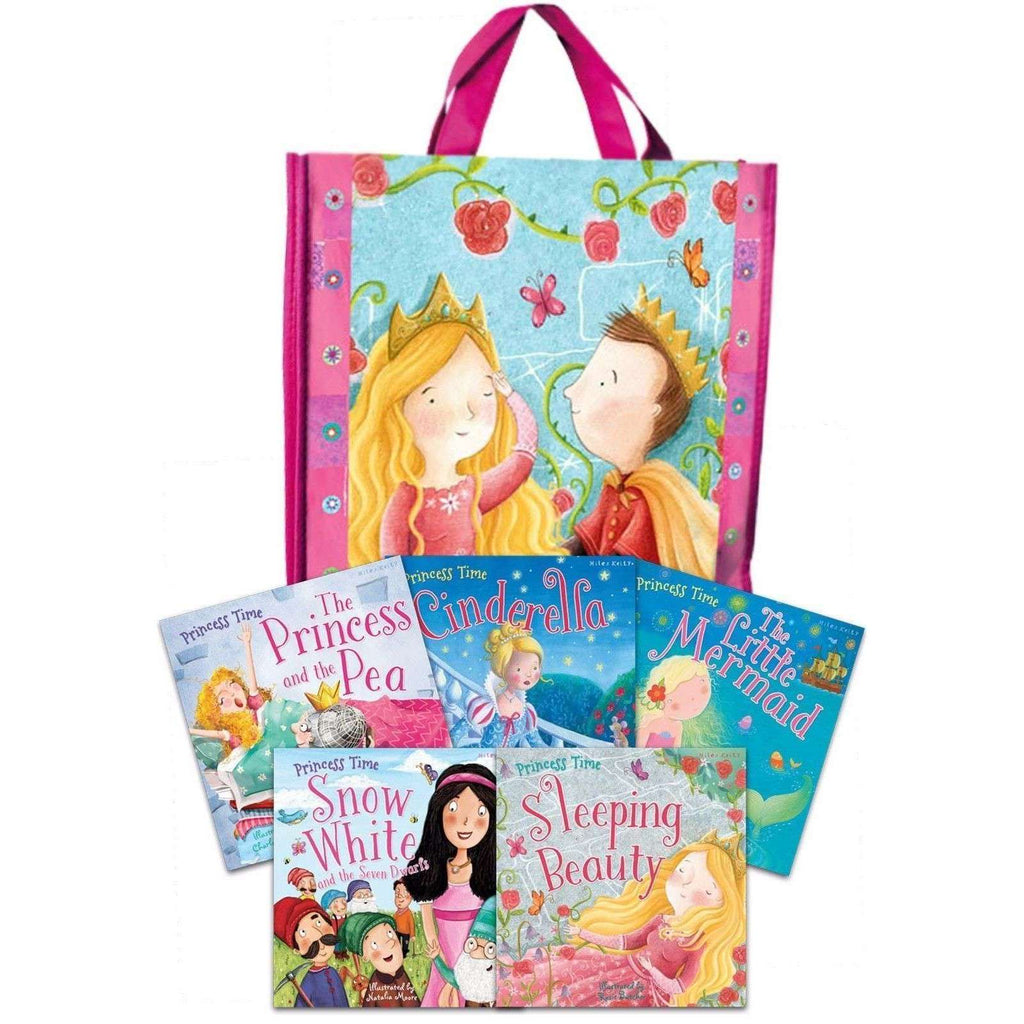 Princess Time Collection 5 Books Set in a Bag Children Pack Little Mer ...