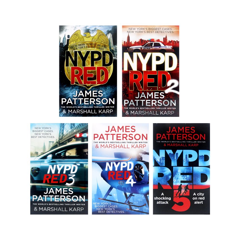 NYPD Red 5 Book Paperback Set by James Patterson for 12+ Readers ...