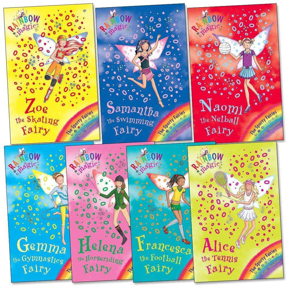 Rainbow Magic Sporty Fairies Collection Daisy Meadows 7 Books Set Seri ...