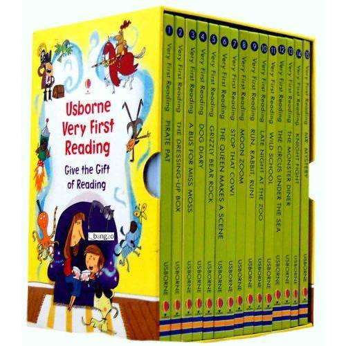 Usborne Very First Reading 16 Books Collection Set Gift Pack Read at h ...