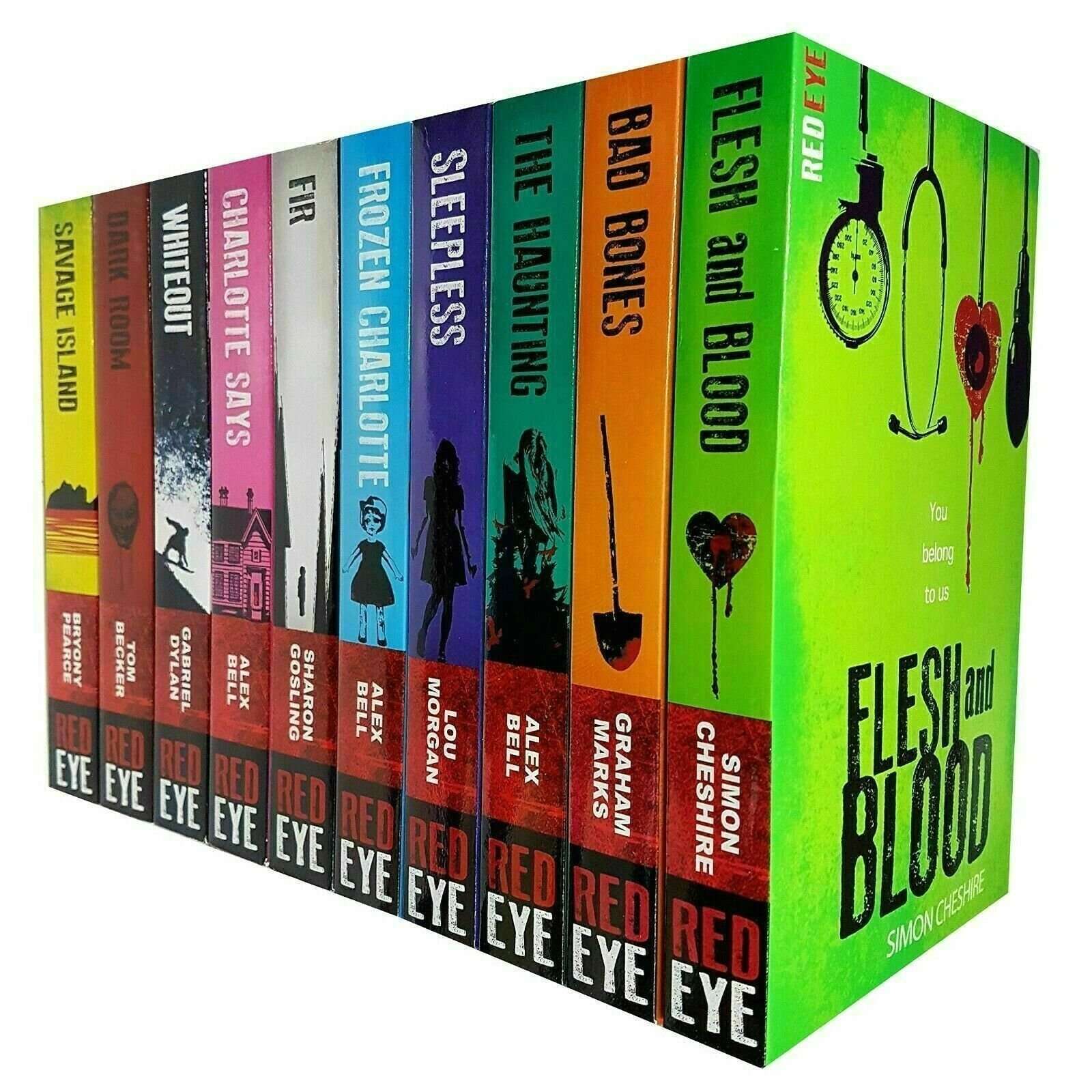 Red Eye Series Collection Simon Cheshire 10 Books Set Charlotte Says,F – Lowplex