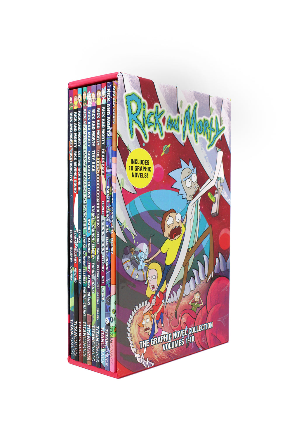 Rick and Morty Series Volumes 1 - 10 Graphic Novel Books Collection Bo ...