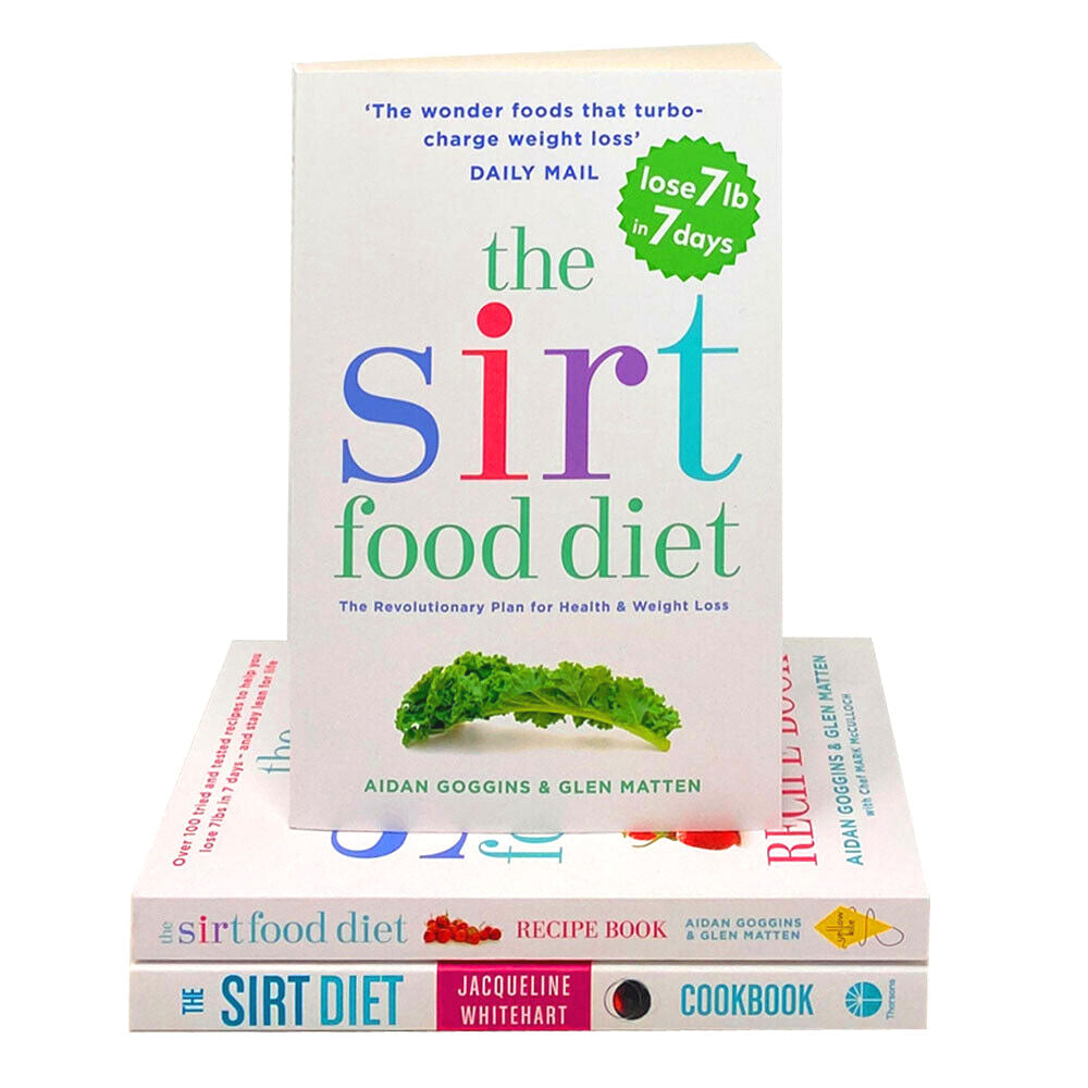 The Sirt Food Diet 3 Book Set Collection By Aidan Goggins & Glen Matte ...