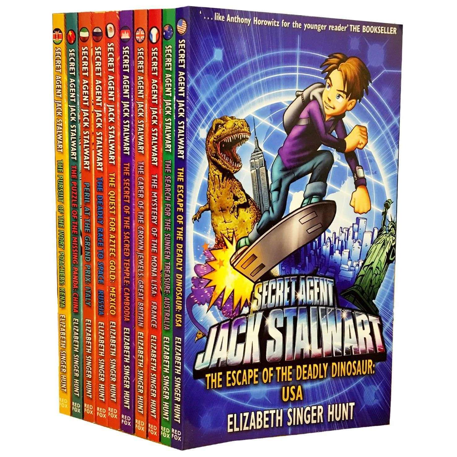 Secret Agent Jack Stalwart 10 Books Collection Set Mystery of Monalisa ...