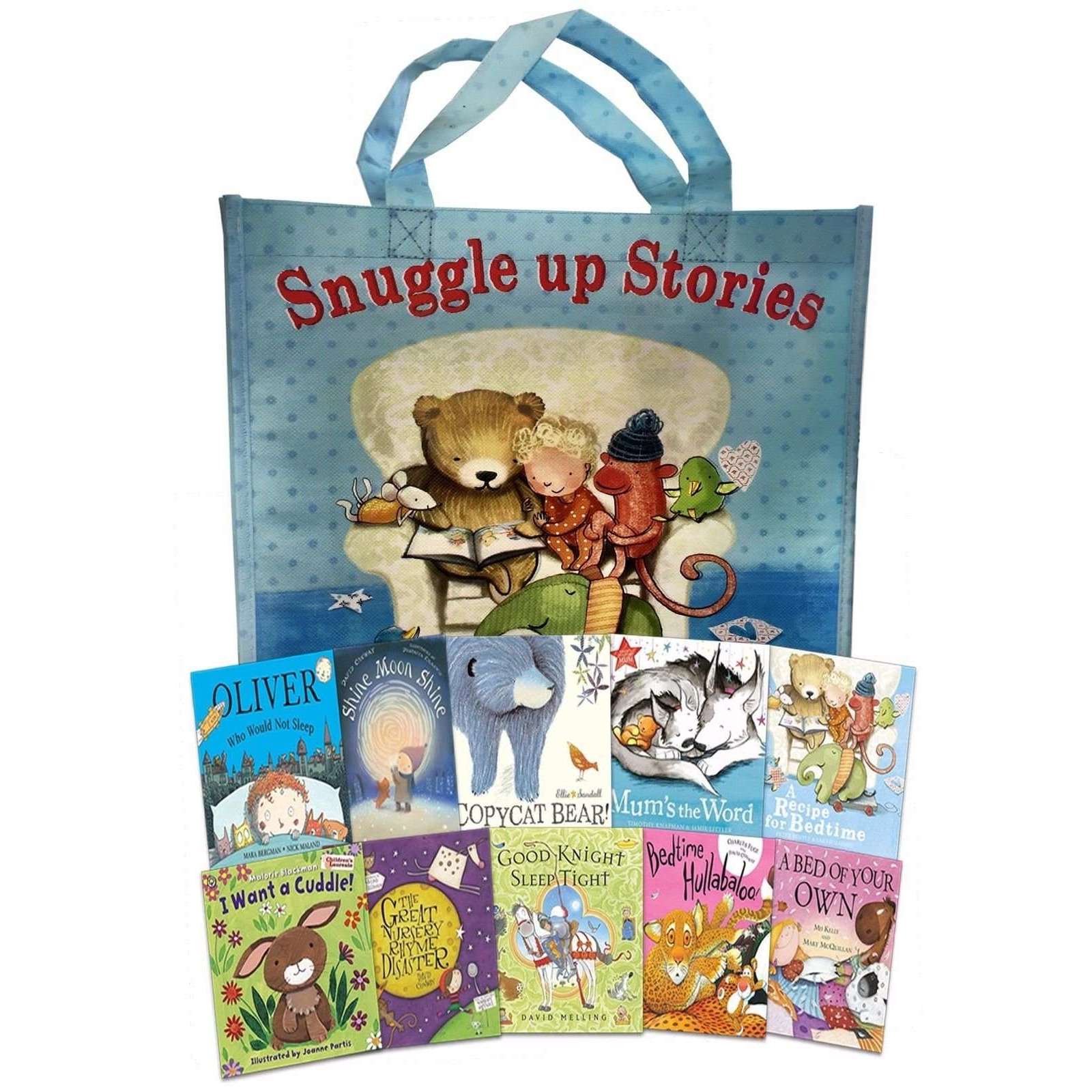 Snuggle Up Stories Collection 10 Books Set in Bag Children Bed time bo ...