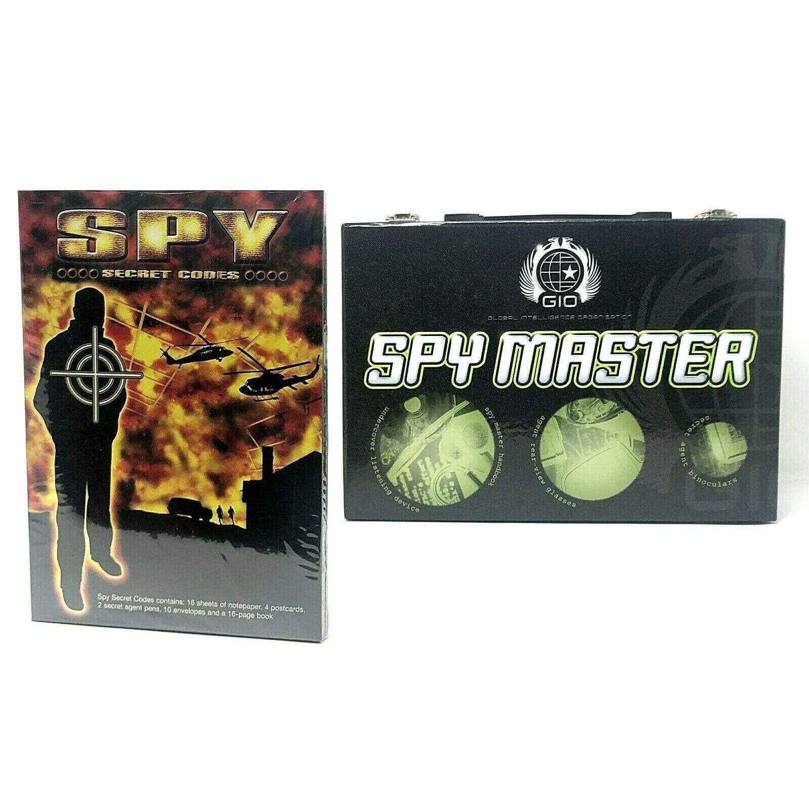 Spy Master Briefcase and Spy Secret Codes Communication Collection Kit ...