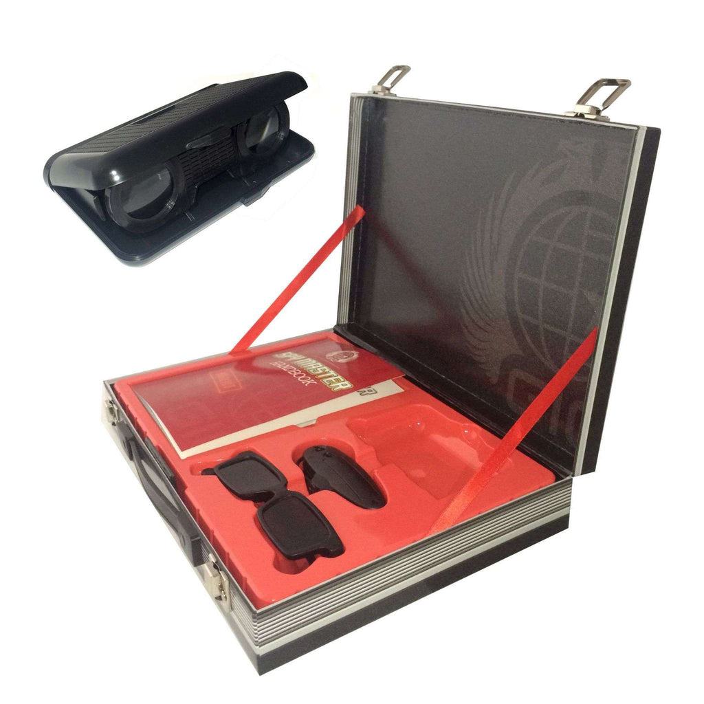 Spy Master Briefcase Black Spy kit - Secret agent mission handbook wit ...