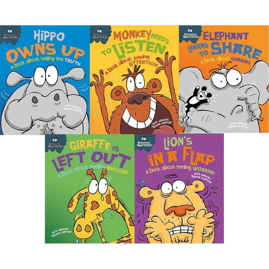 Sue Graves Behaviour Matters Series 5 Books Collection Set Pack ...
