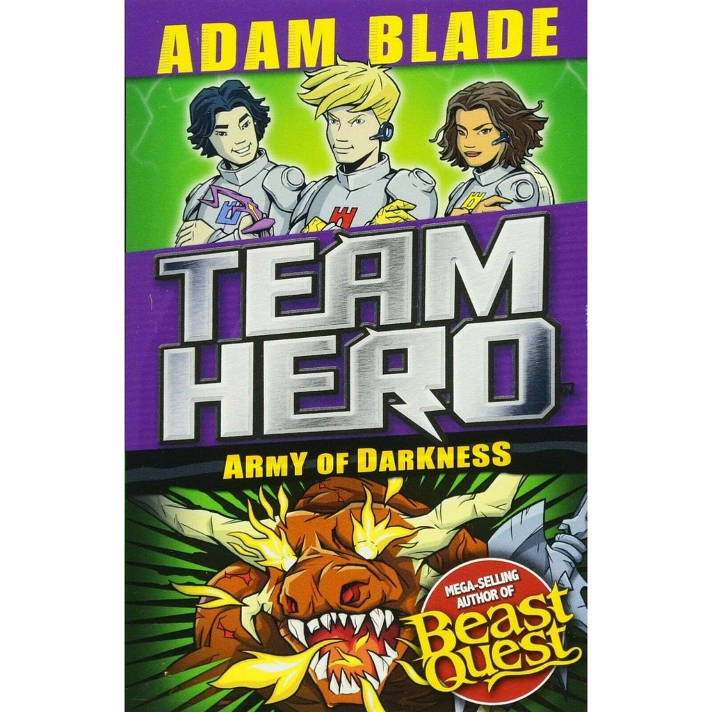 Team hero series 3 Shadow Stallion 4 books Collection set by Adam blad ...