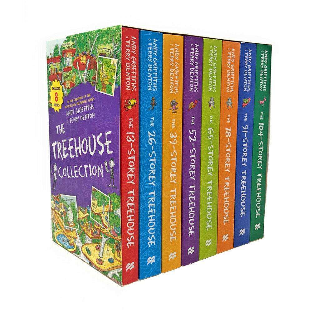 The 13 Storey Treehouse Collection 8 Books Box Set By Andy Griffiths ...