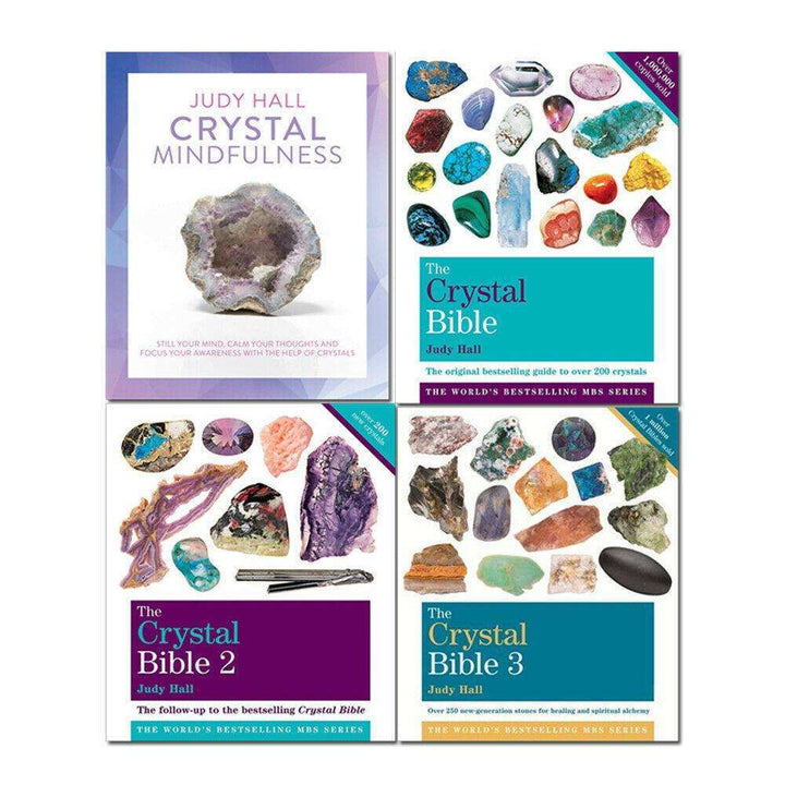 The Crystal Bible 4 Books Collection Set By Judy Hall Guide to Crystal ...