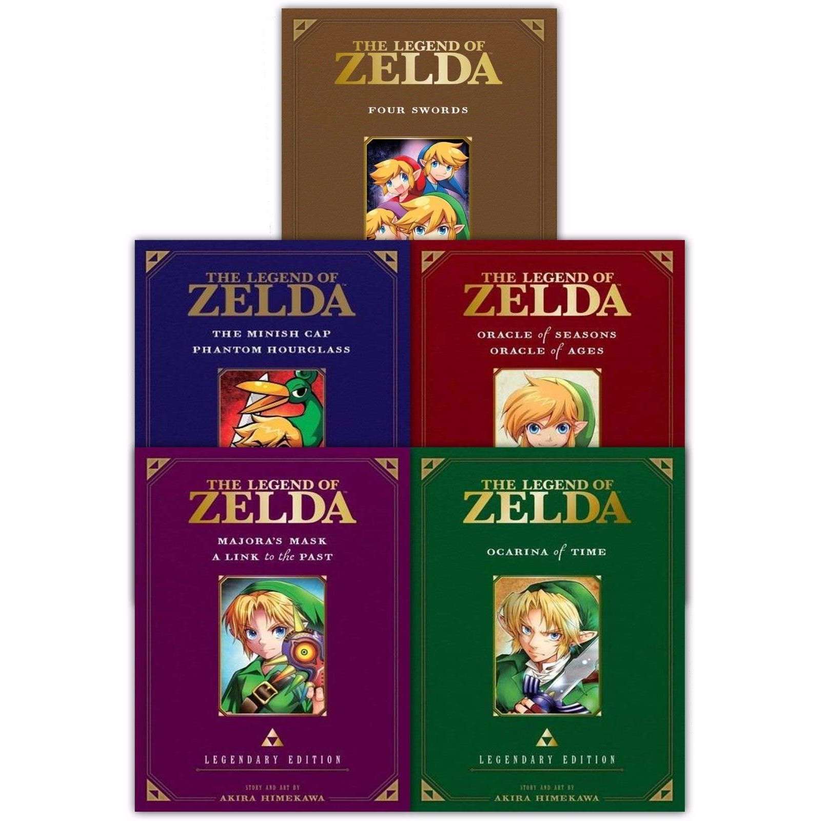 The Legend of Zelda Legendary Edition Vol 1-5 Collection 5 Books Set ...