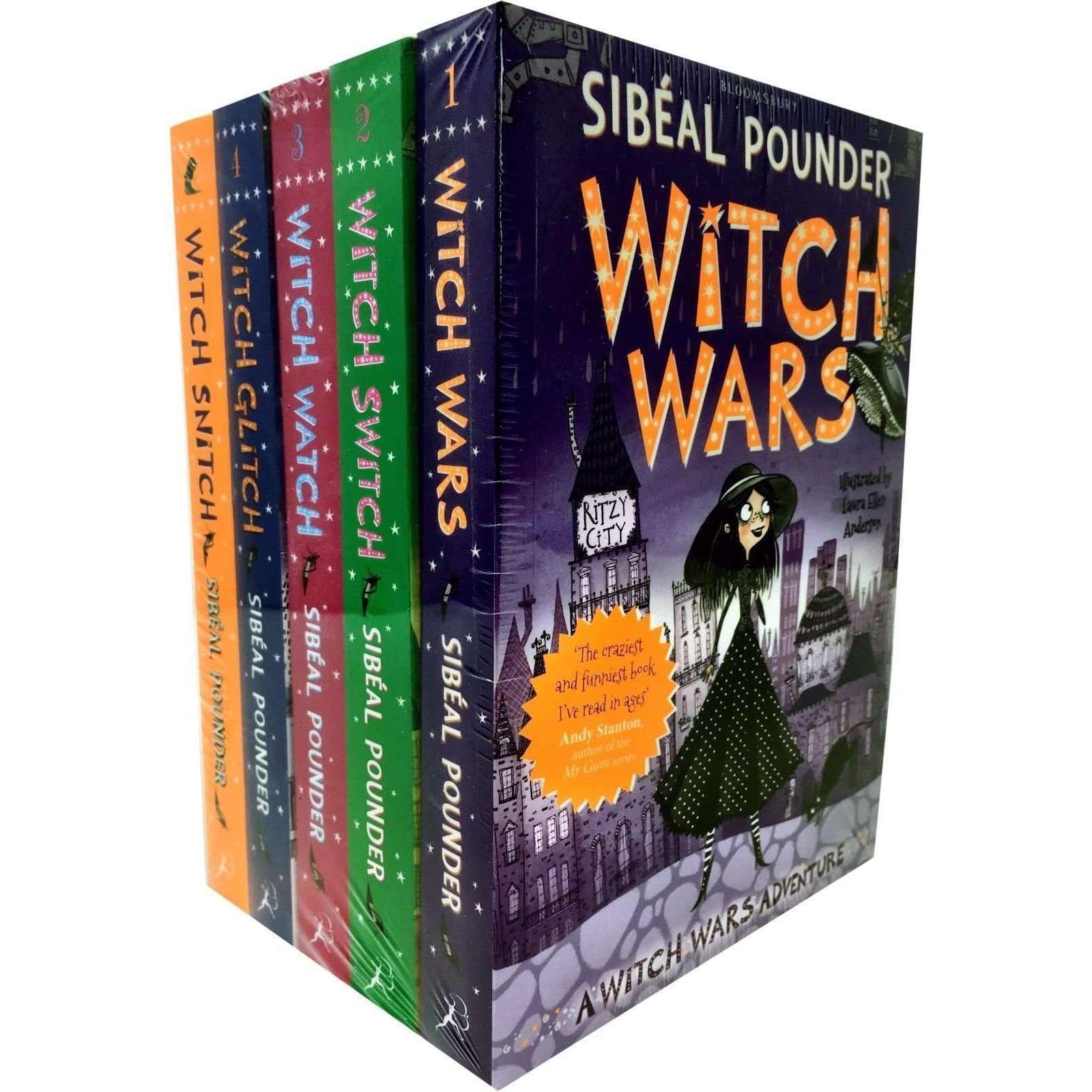 The Witch Wars Series Sibeal Pounder 5 Books Set Collection Witch Snit ...