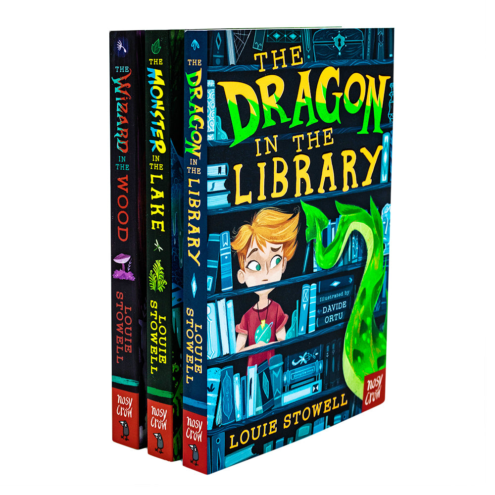 Kit the Wizard The Dragon In The Library Series 3 Books Set – Lowplex Books