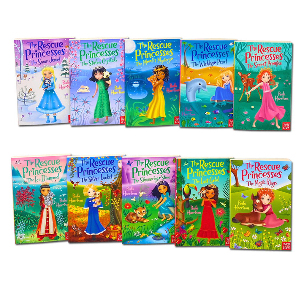 The Rescue Princesses Series Books 1-10 by Paula Harrison – Lowplex Books