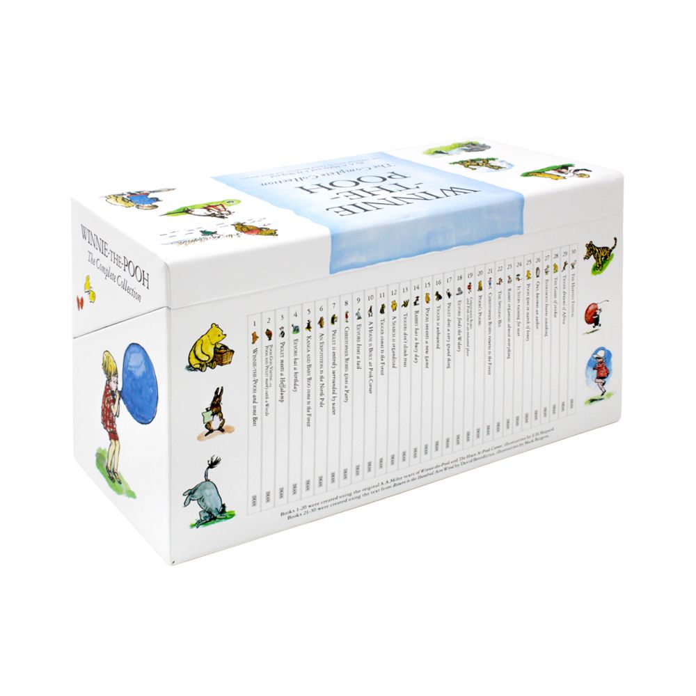 Winnie the Pooh Complete Collection 30 Books Box Set – Lowplex Books