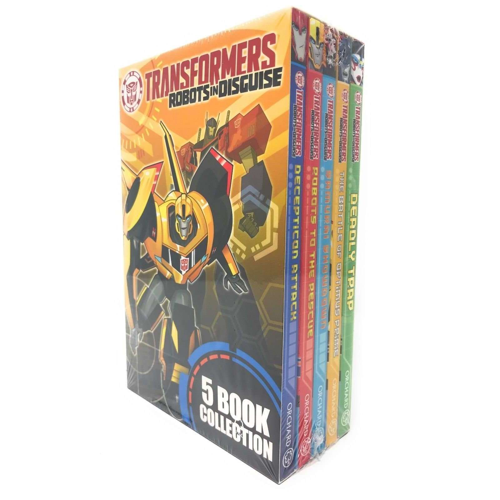 Transformers Robots In Disguise 5 Books Box Set Collection – Lowplex Books